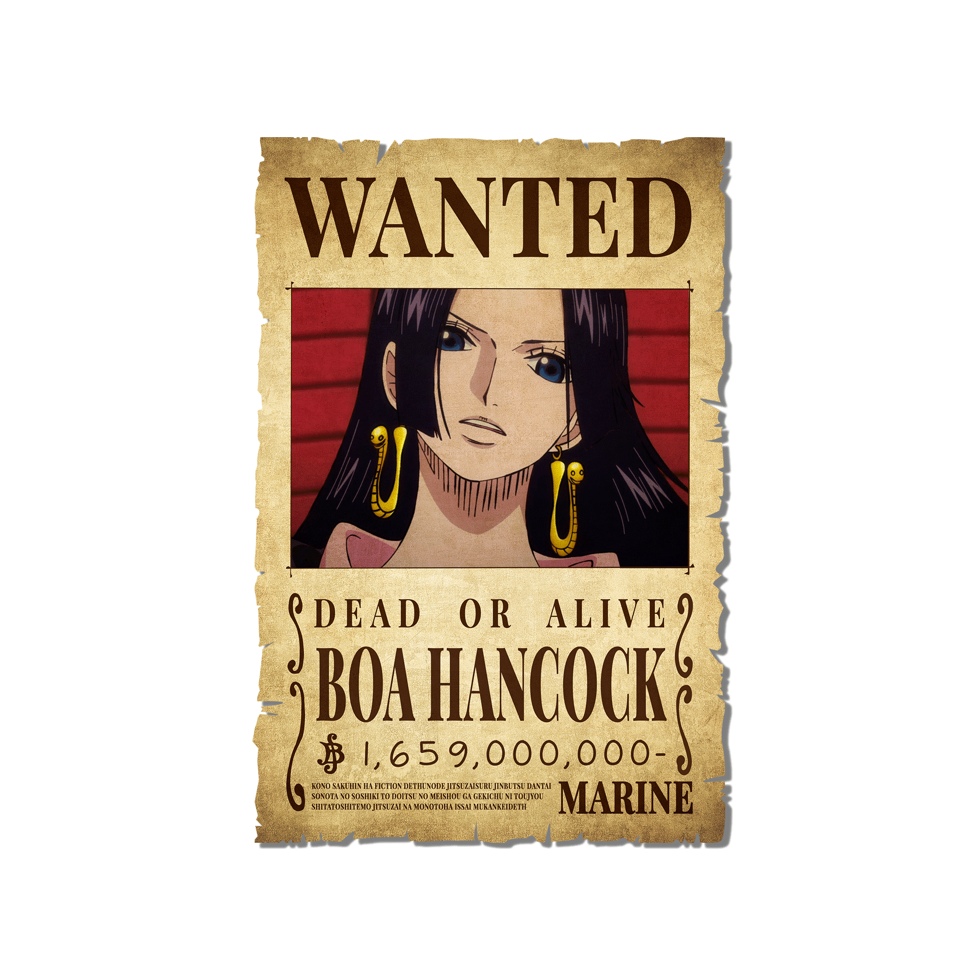 One Piece Boa Hancock Wanted Poster | BoomLab.bg
